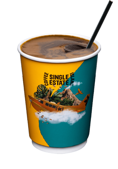 Iced Latte Single Estate 12oz - Espresso Παγωμένα